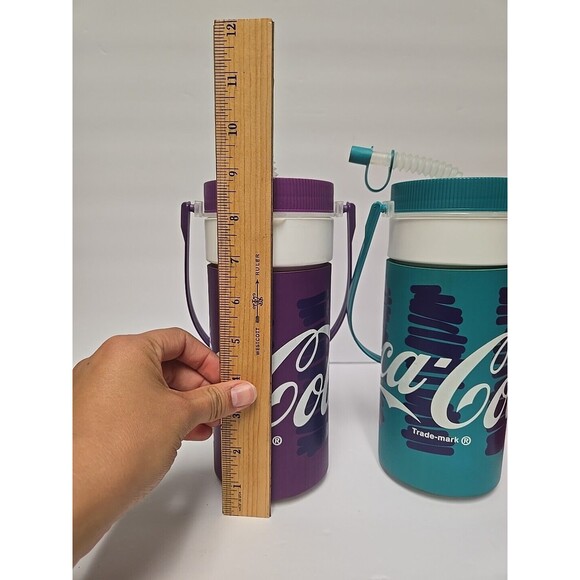 Coca Cola | Dining | New Vintage Set Of 3 Foam Covered Cocacola Big ...